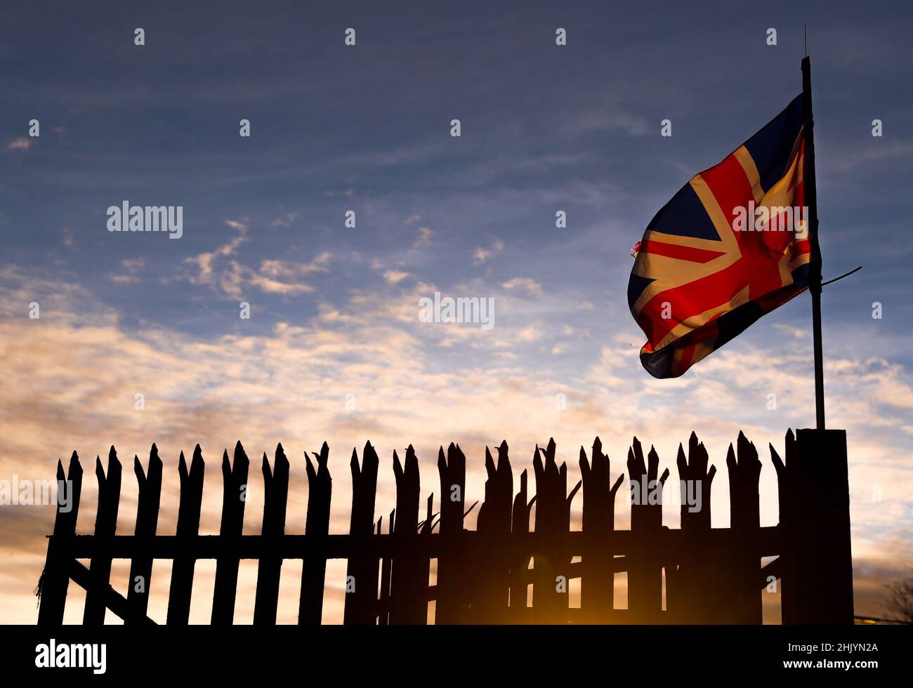 Union jack border hi-res stock photography and images - Alamy