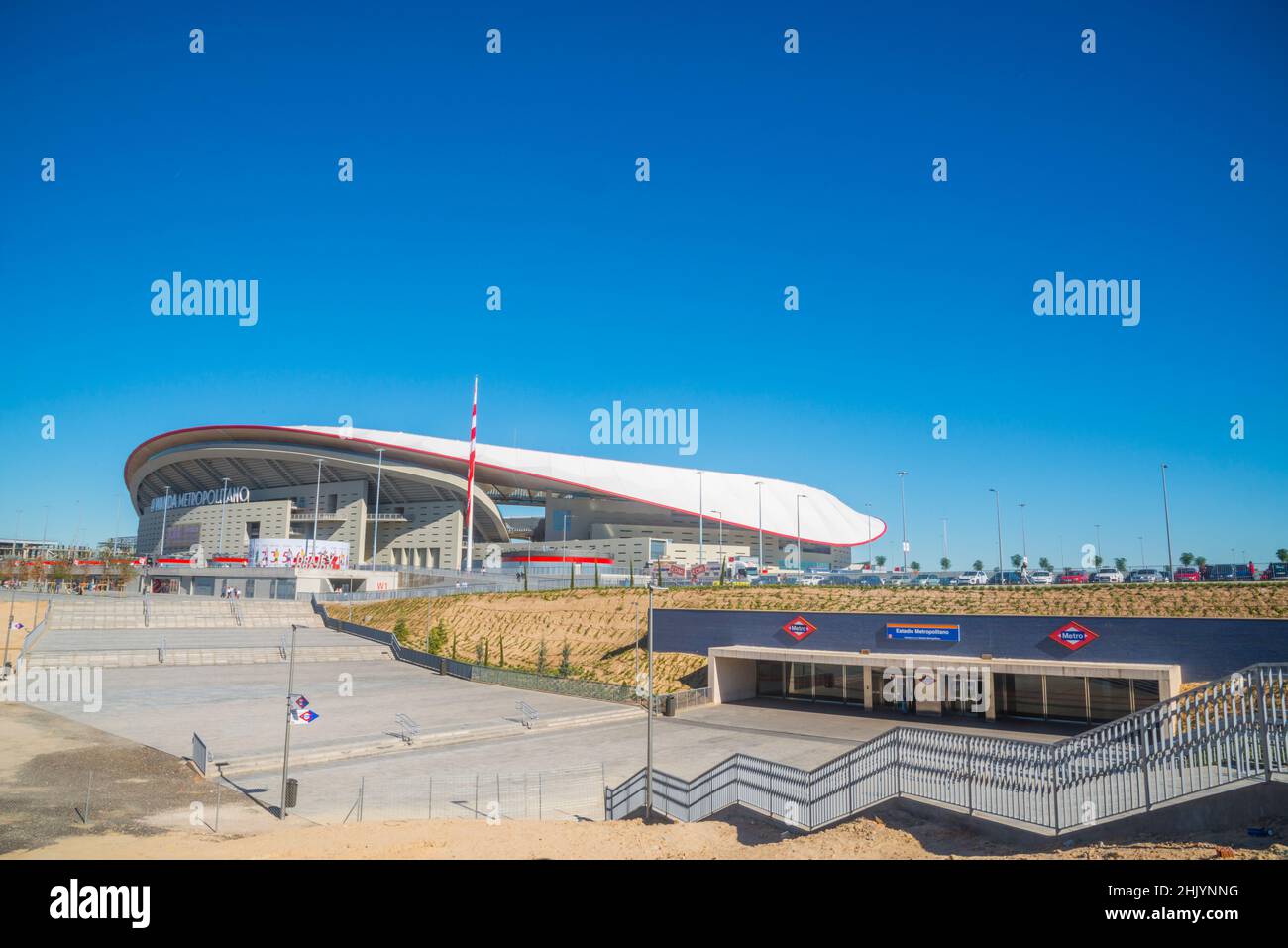 Wanda metropolitano exterior hi-res stock photography and images - Alamy