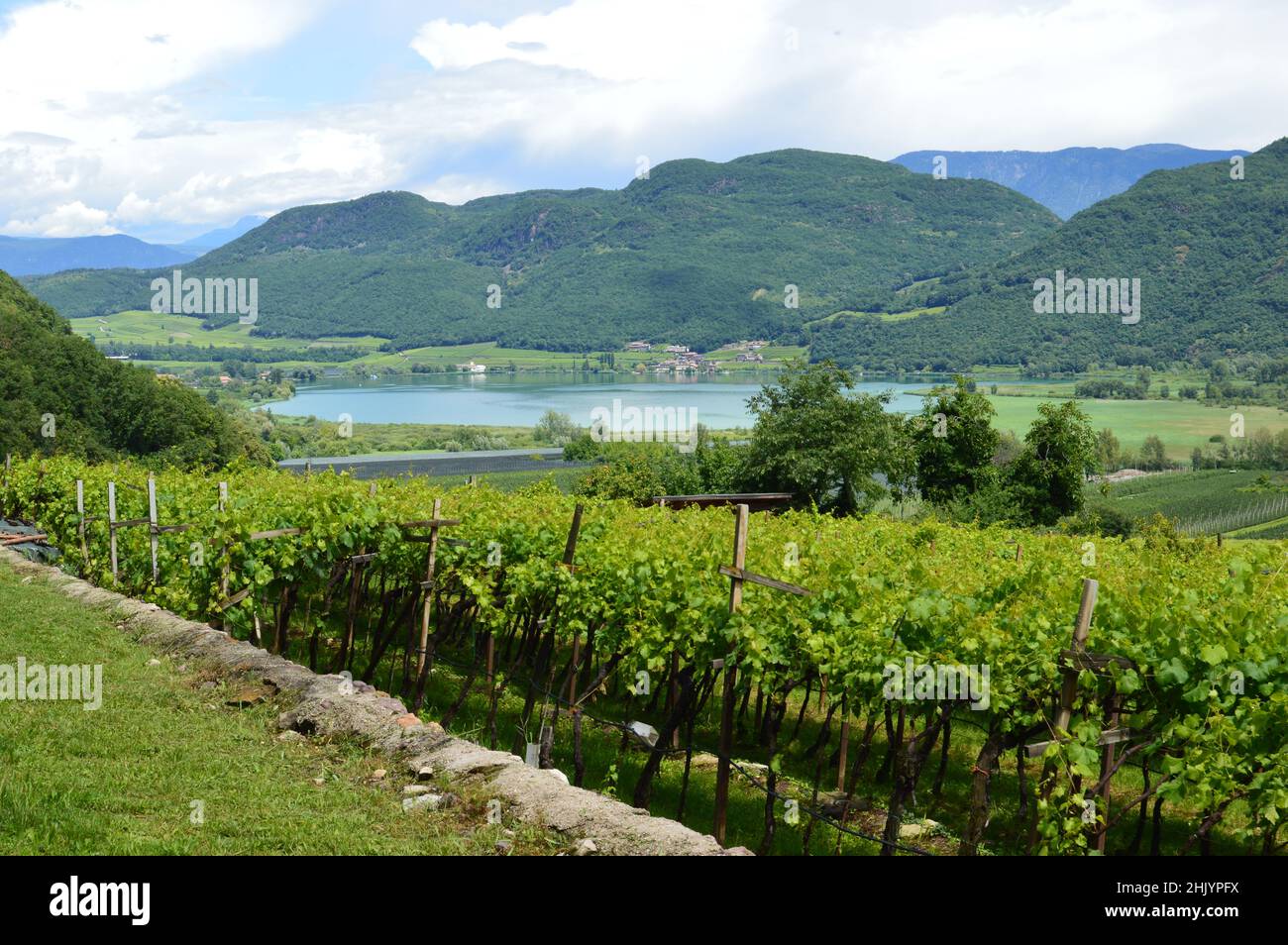 Lago di Caldaro Stock Photo - Alamy