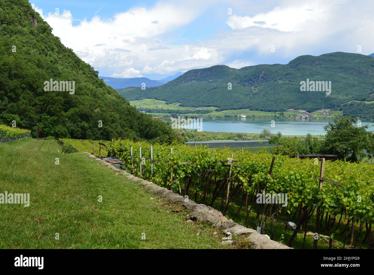 Lago di Caldaro Stock Photo - Alamy