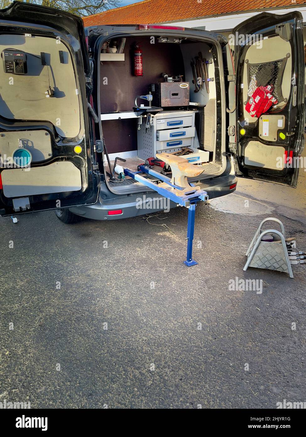 Mobile Farrier II Stock Photo - Alamy