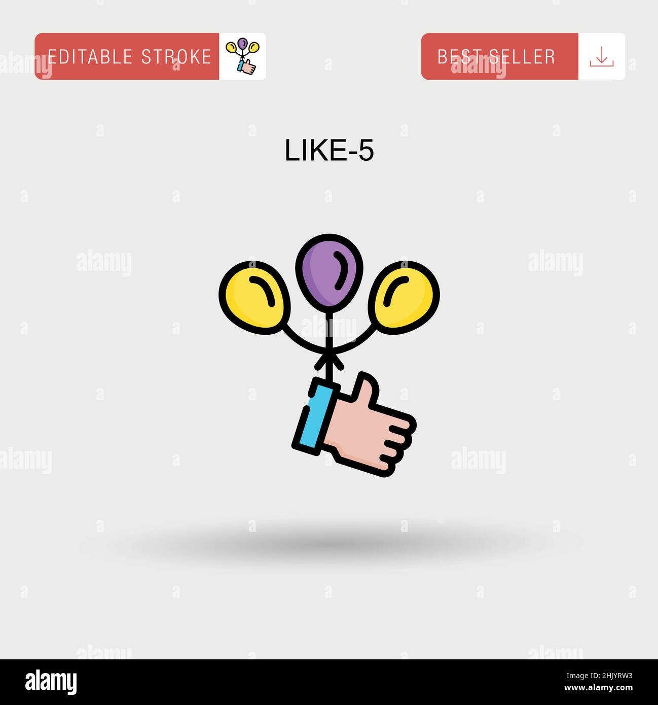 Reputation icon simple element hi-res stock photography and images - Alamy