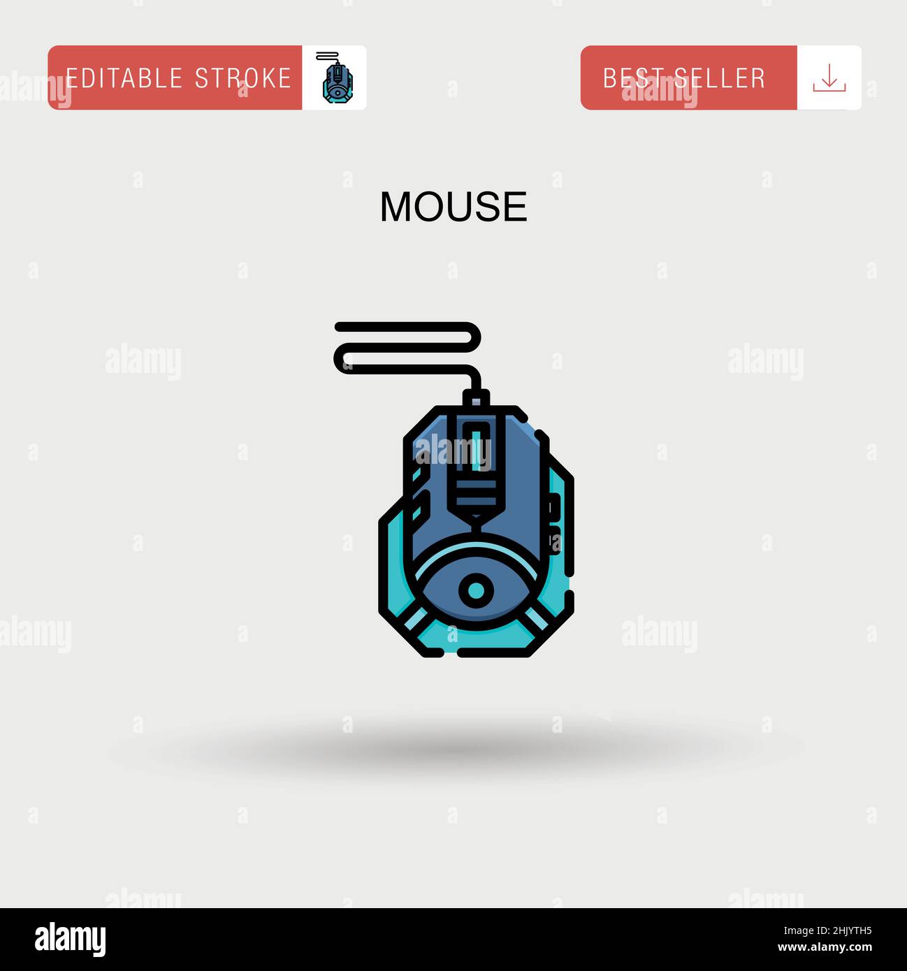 Cute pixel mouse background Stock Vector Images - Alamy
