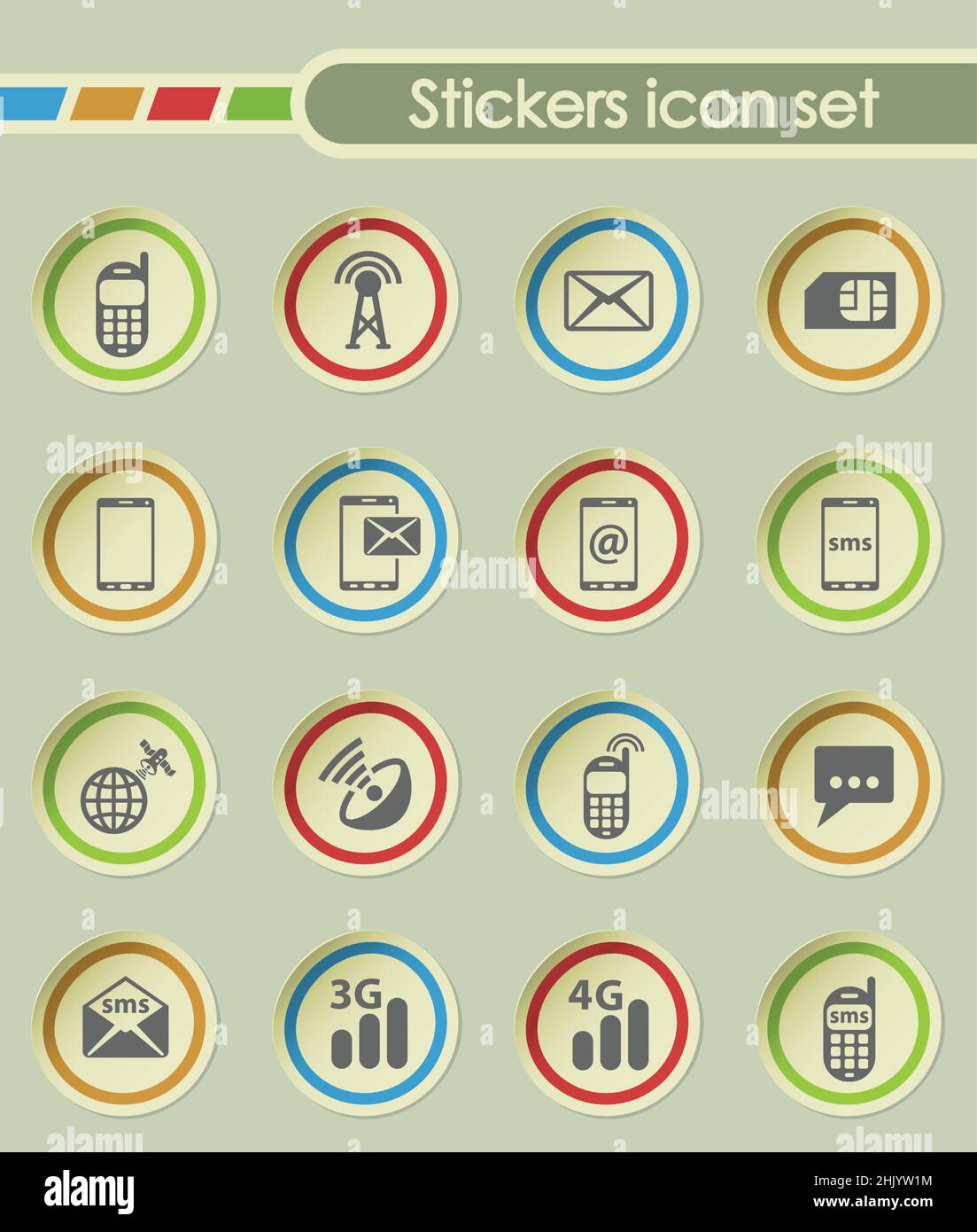 Mail indicator Stock Vector Images - Alamy