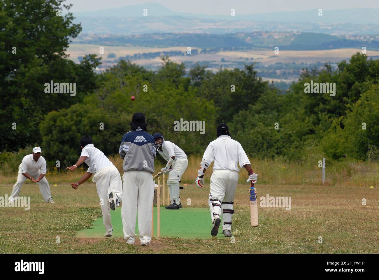 Rome, Italy 04/06/2006: Gallicano di Roma, cricket match between Bangla ...