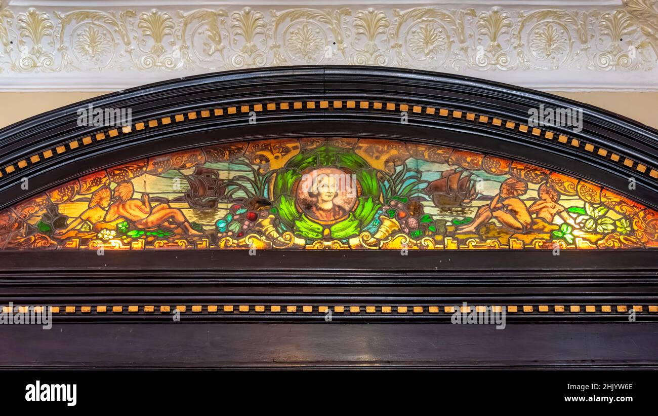 Interior azul hi-res stock photography and images - Alamy