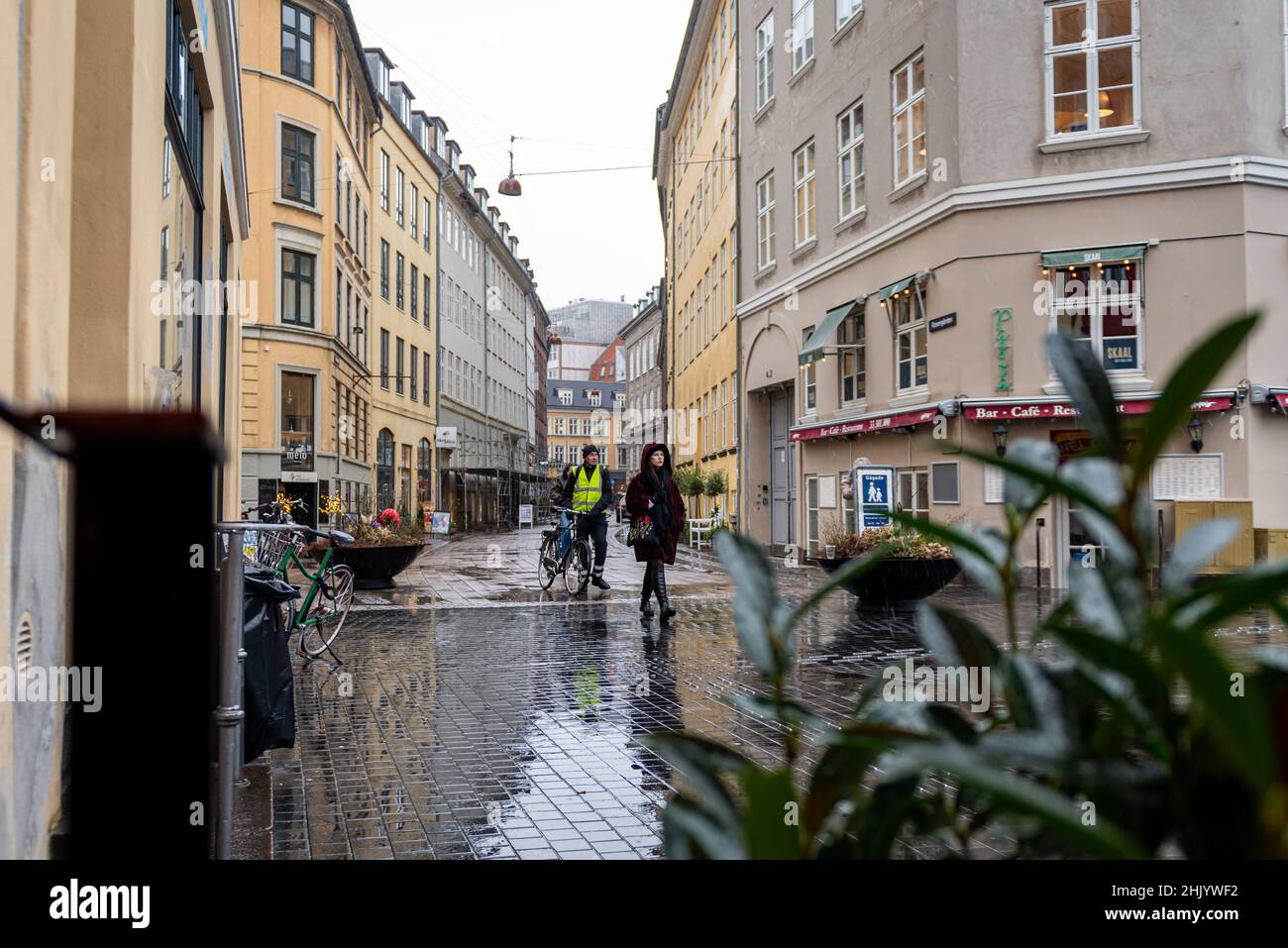street views in Copenhagen Denmark during an off season holiday Stock ...