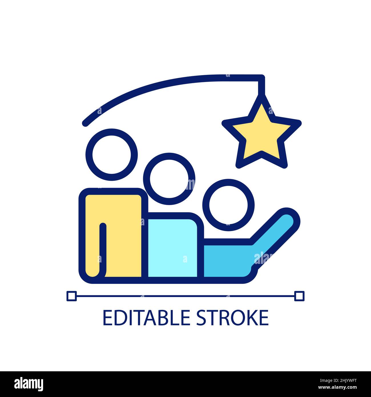 Motivation pixel perfect RGB color icon Stock Vector Image & Art - Alamy