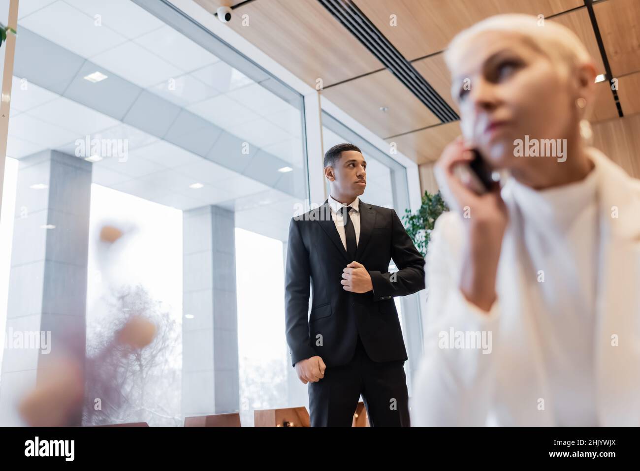 African lady security guard hi-res stock photography and images - Alamy