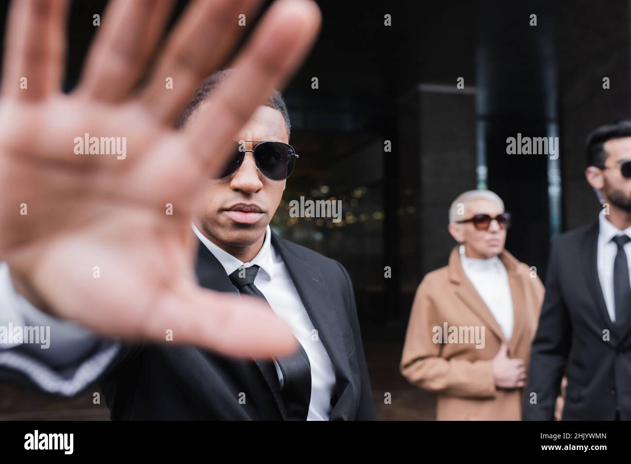 Stop sign woman senior hi-res stock photography and images - Alamy