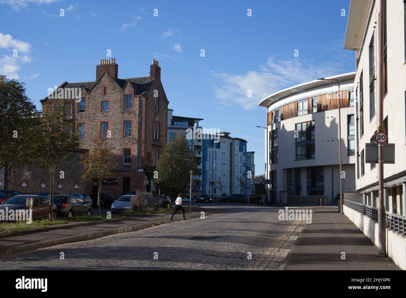 Views of Leith in Edinburgh, Scotland in the UK Stock Photo - Alamy