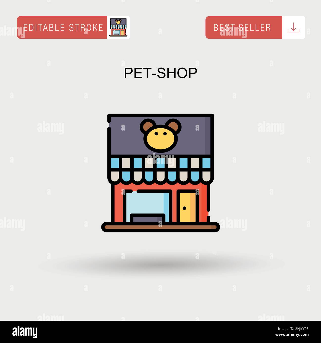 Cat market Stock Vector Images - Alamy