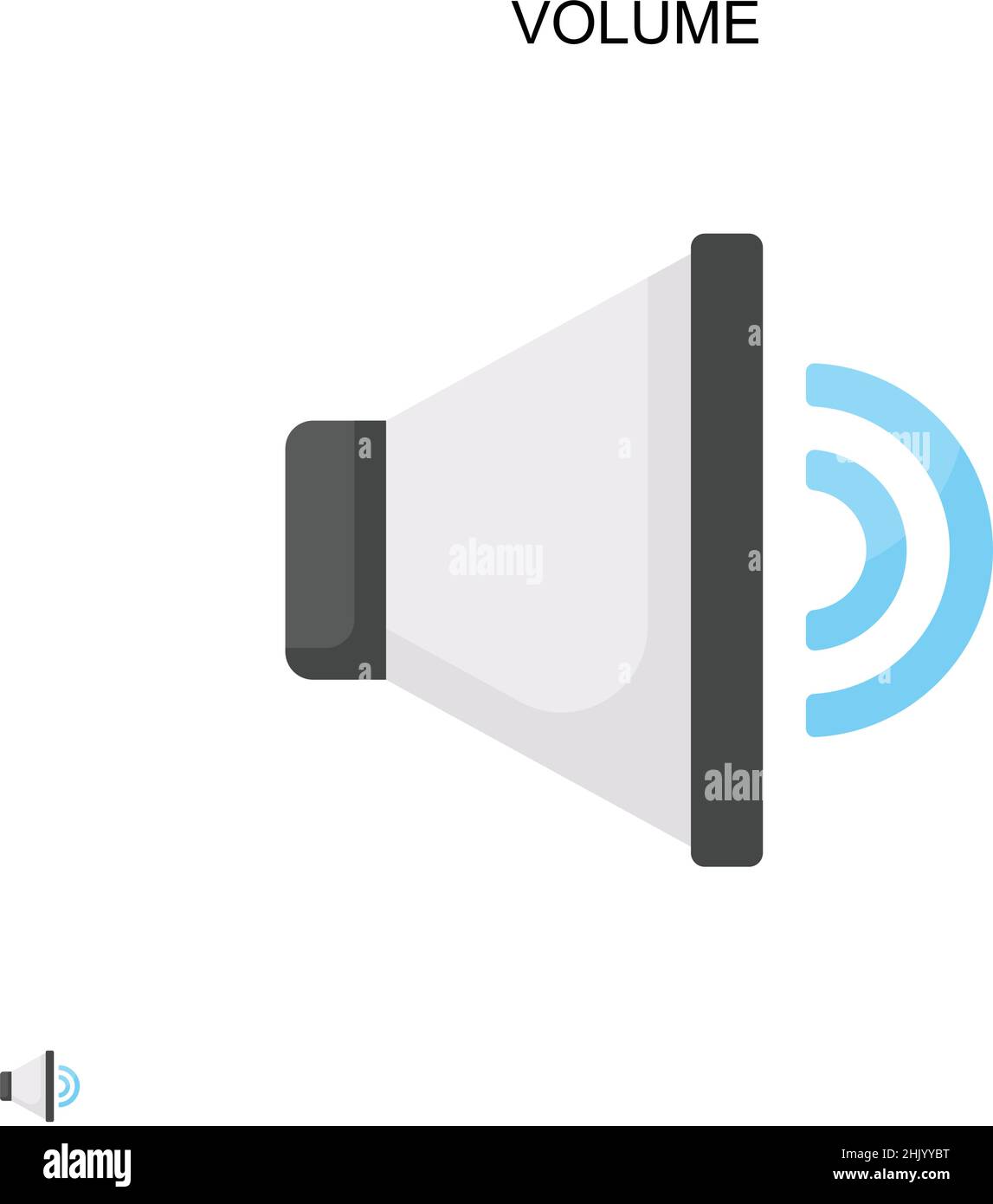 Volume Simple vector icon. Illustration symbol design template for web ...