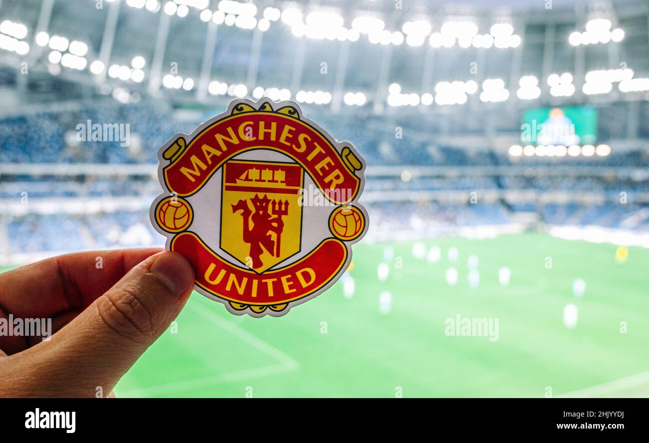 Old trafford stadium city backdrop hi-res stock photography and images ...