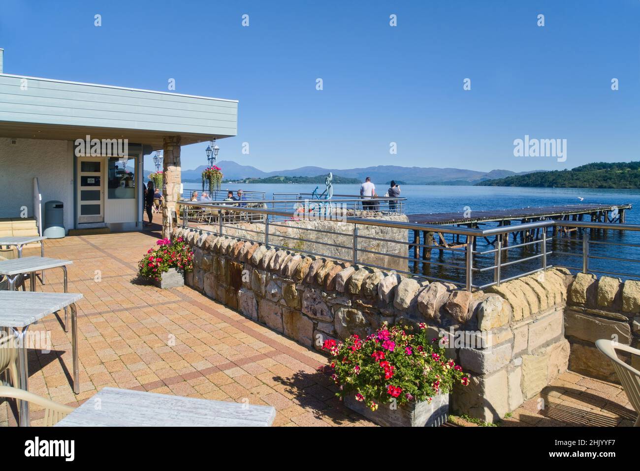 Inchmurrin island restaurant hi-res stock photography and images - Alamy