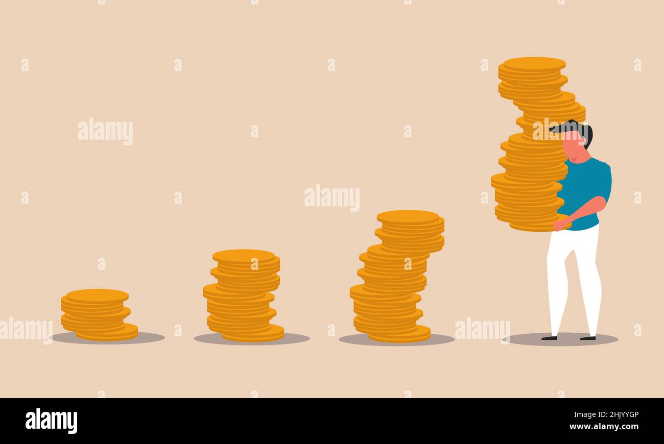 High interest compound for stock business money and saving rich ...