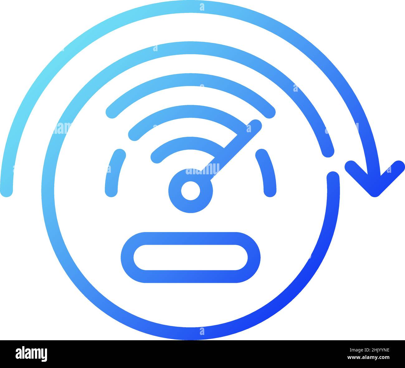 Speed sensors gradient linear vector icon Stock Vector Image & Art - Alamy