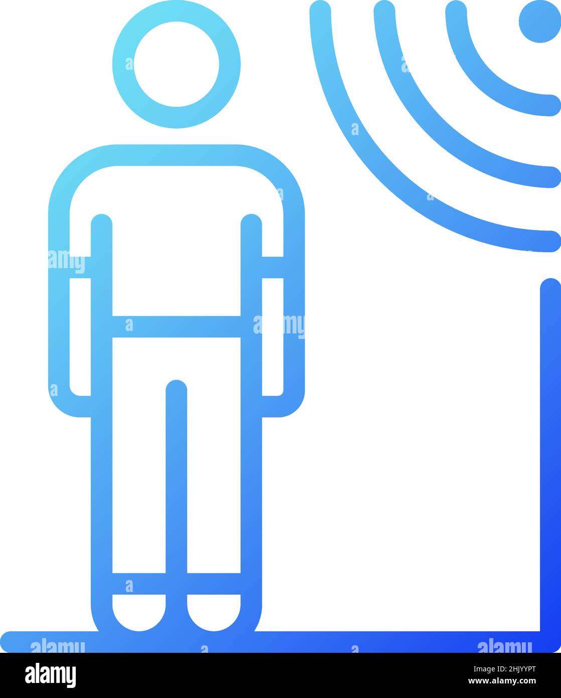 Proximity sensors gradient linear vector icon Stock Vector Image & Art ...