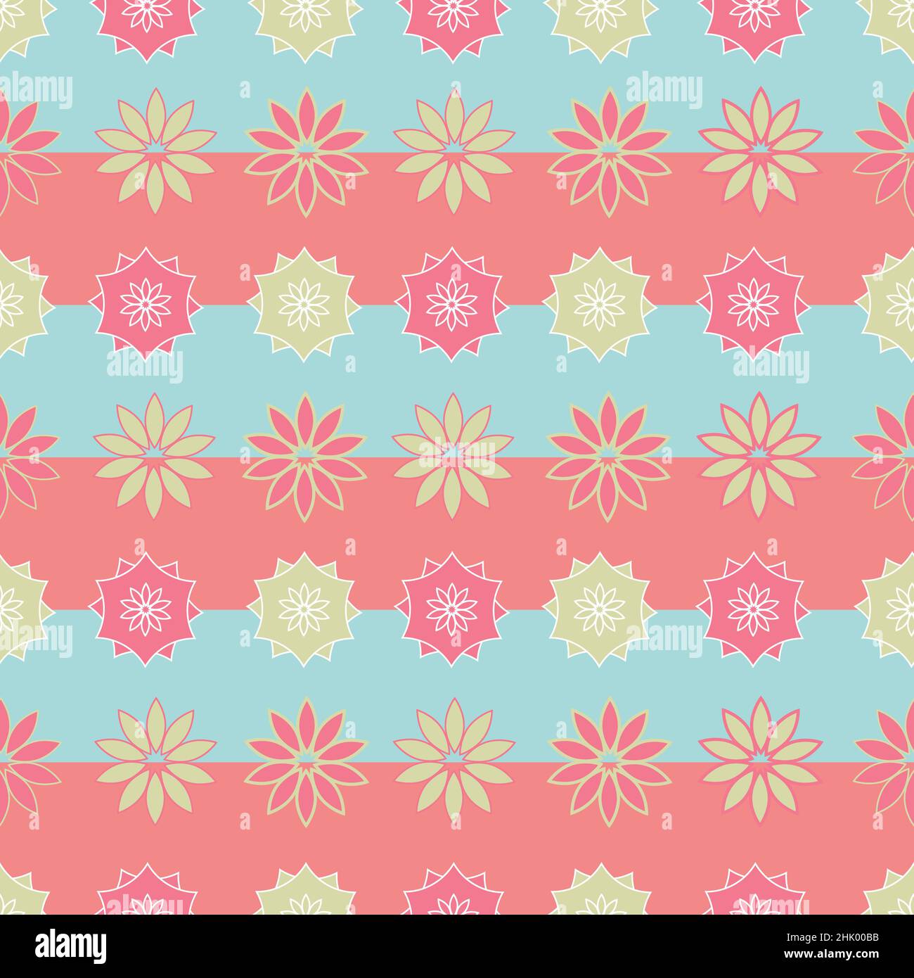 Scandinavian flowers seamless pattern. High quality seamless ...