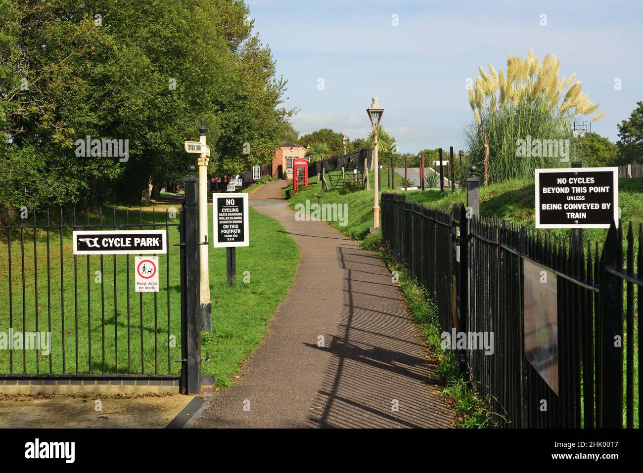 The entrance to Totnes Riverside station on the South Devon Railway ...
