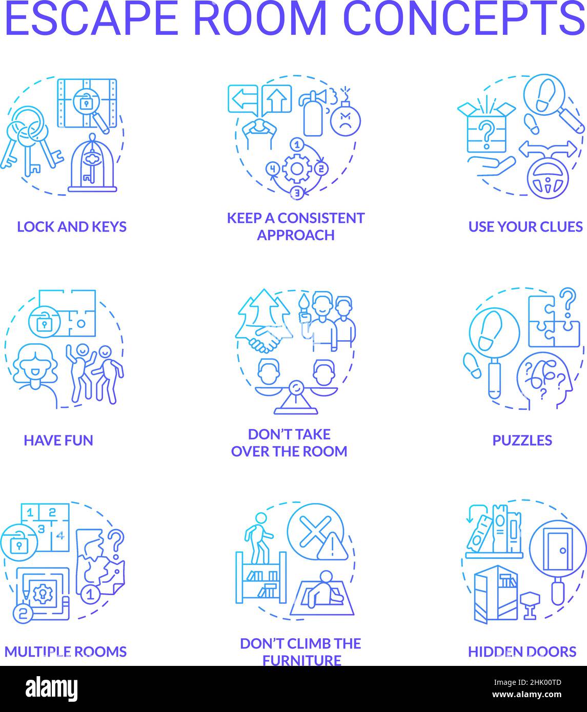 Escape room game Cut Out Stock Images & Pictures - Alamy