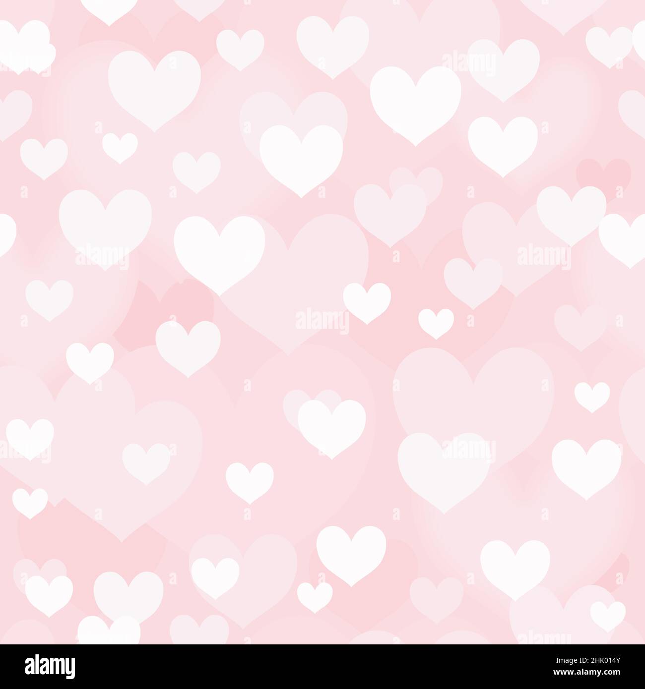 Seamless subtle hearts texture. Heart shape simple background. Vector ...