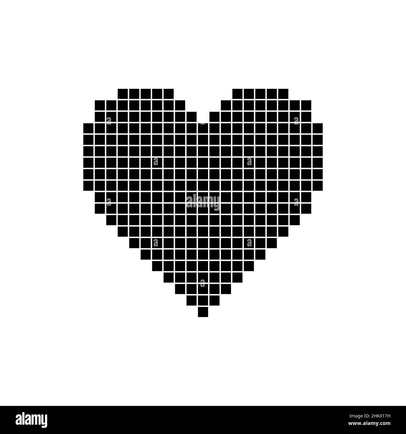 8 Bit Heart Vector