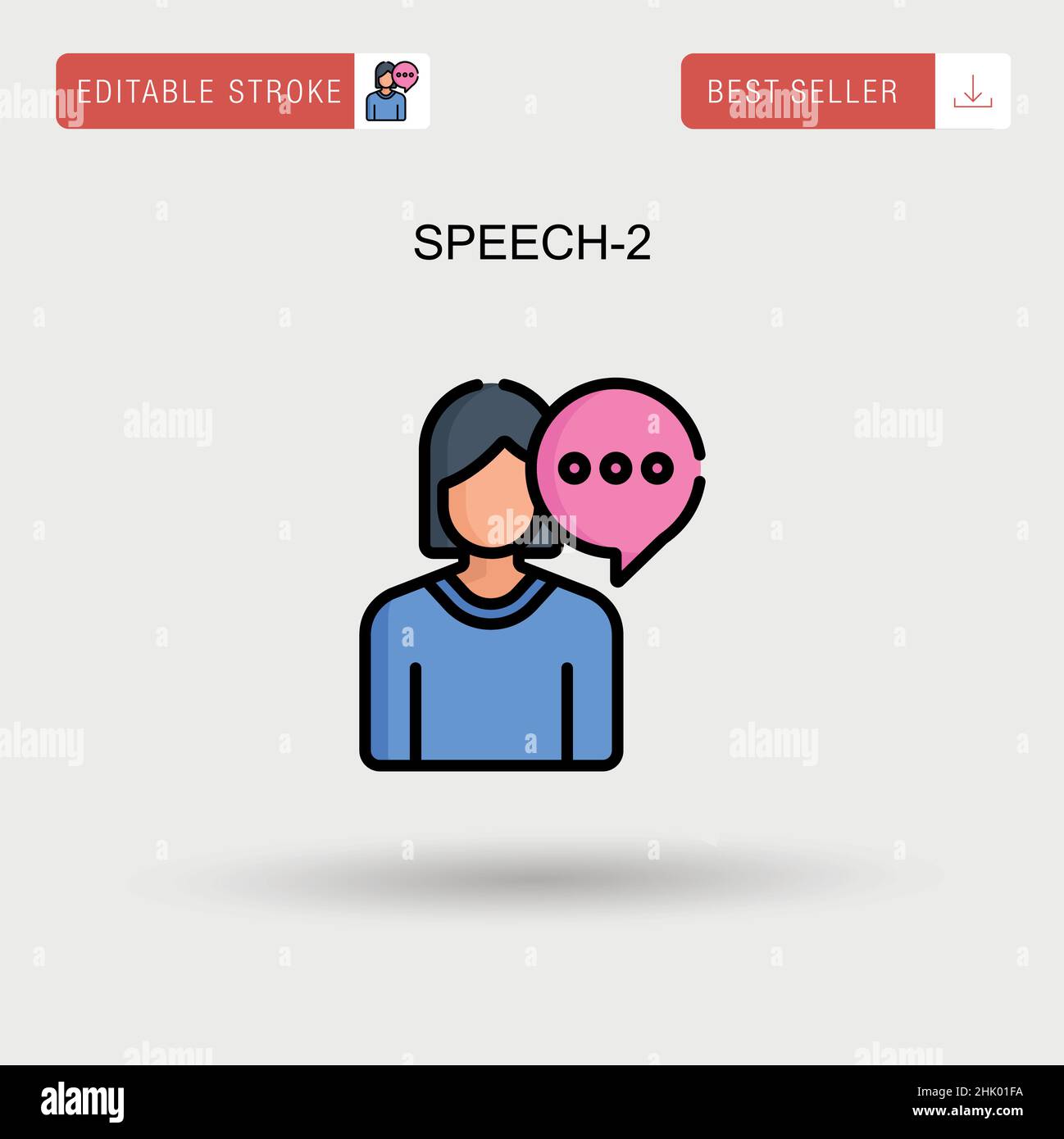 Young woman blank speech Stock Vector Images - Alamy