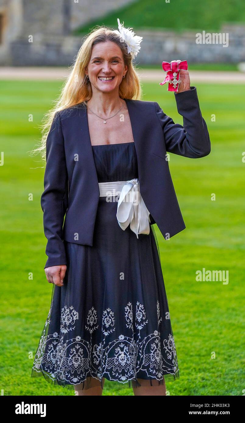 Labour MP Kim Leadbeater after receiving her MBE (Member of the Order ...