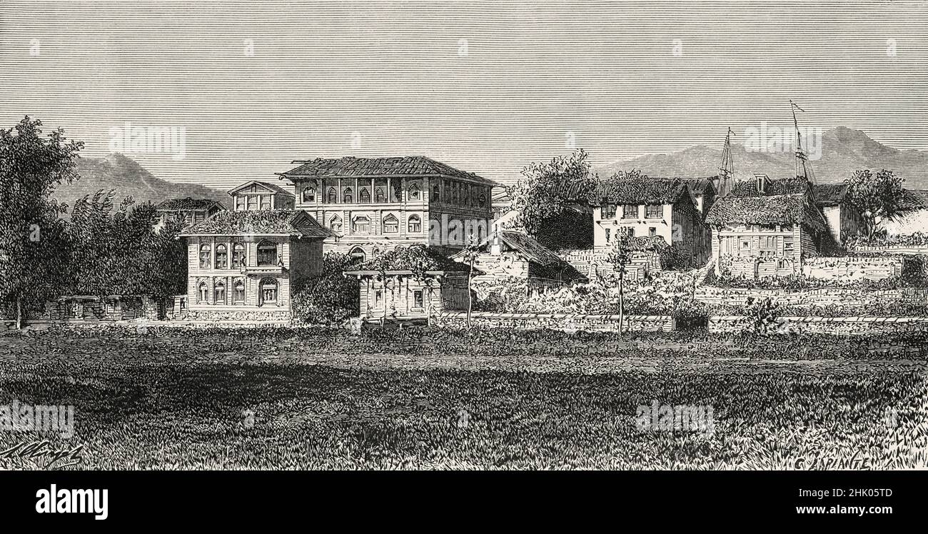 Old srinagar vintage kashmir hi-res stock photography and images - Alamy