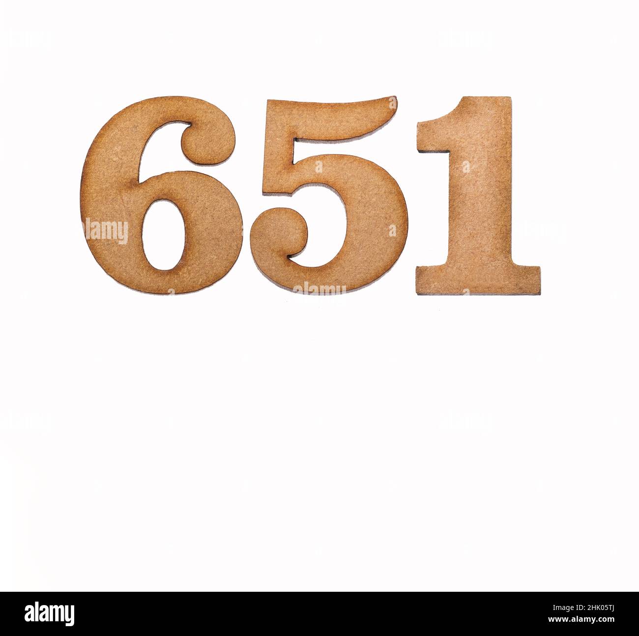 Number 651 Cut Out Stock Images & Pictures - Alamy