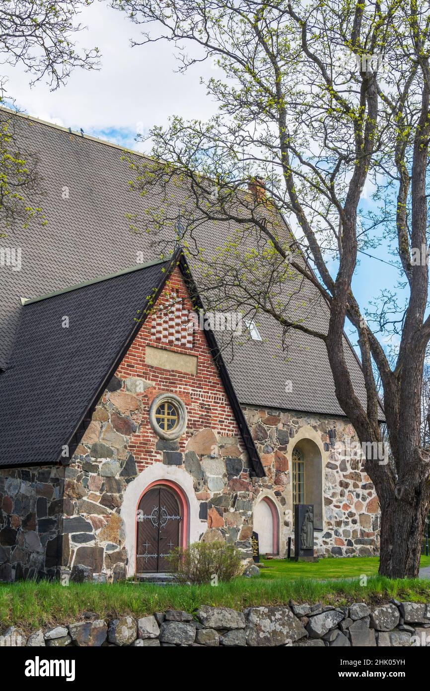 Medieval stone church of Lammi Finland Stock Photo - Alamy
