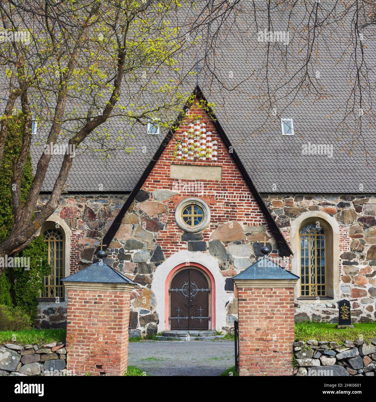 Medieval stone church of Lammi Finland Stock Photo - Alamy