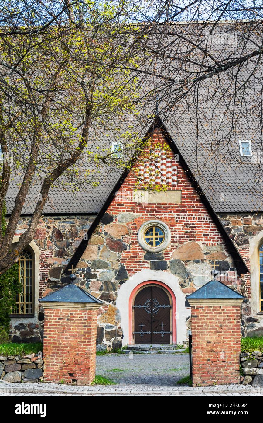Medieval stone church of Lammi Finland Stock Photo - Alamy