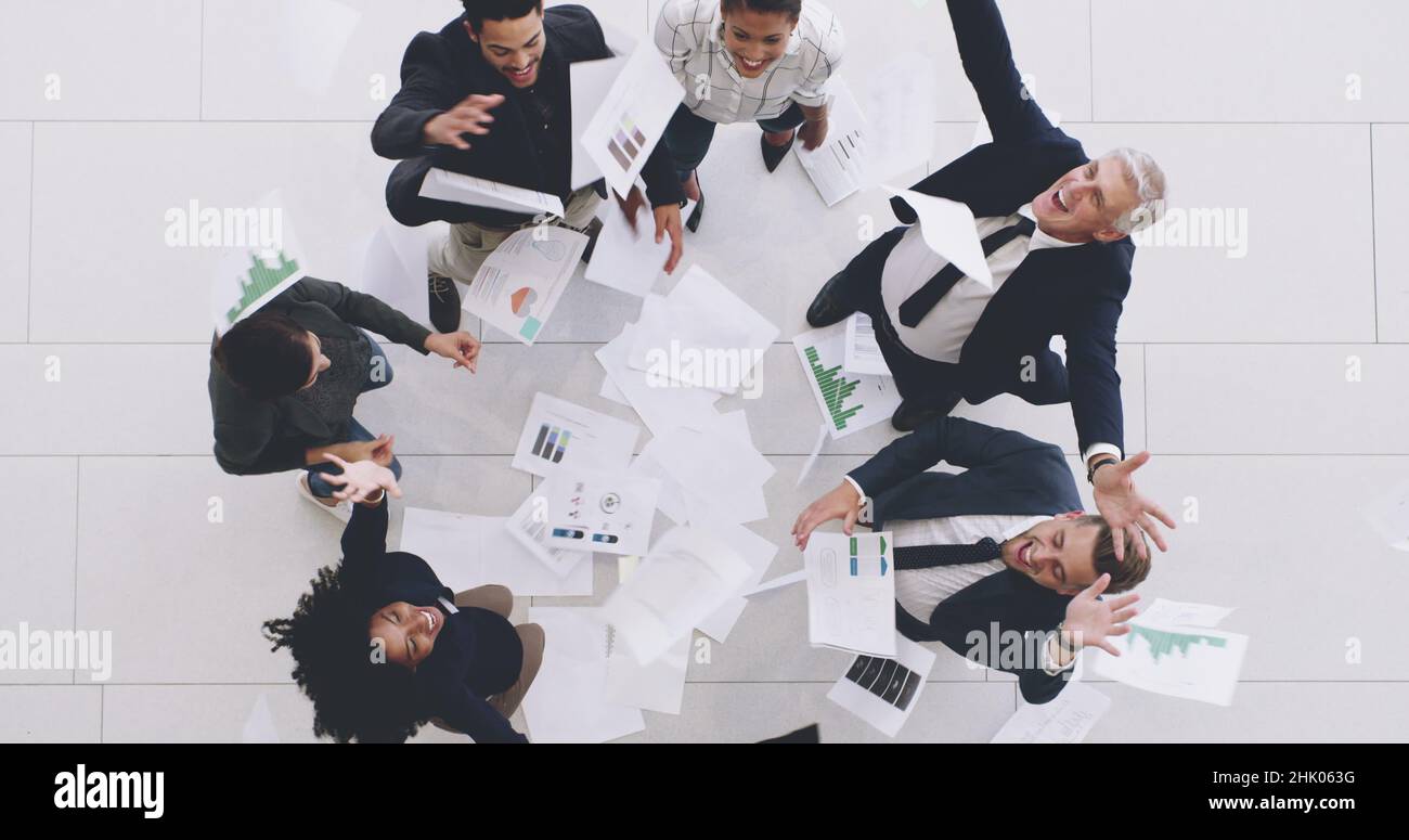 Teamwork is the recipe for success. 4k footage of a group of ...