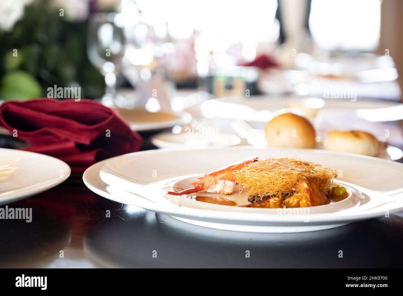 Japan grill restaurant table hi-res stock photography and images - Alamy