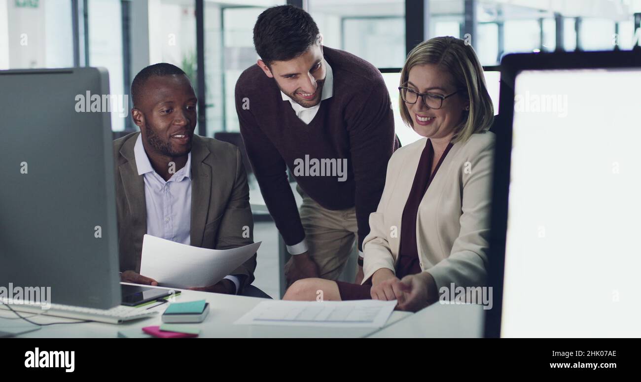 They're happiest when they get to work together Stock Photo - Alamy