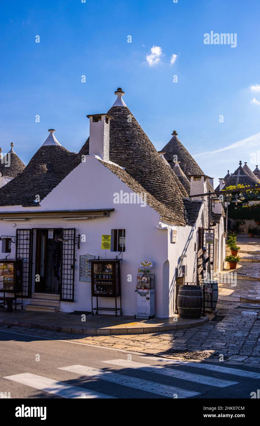 Beautiful city of Alberobello in Italy - ALBEROBELLO, ITALY - OCTOBER ...