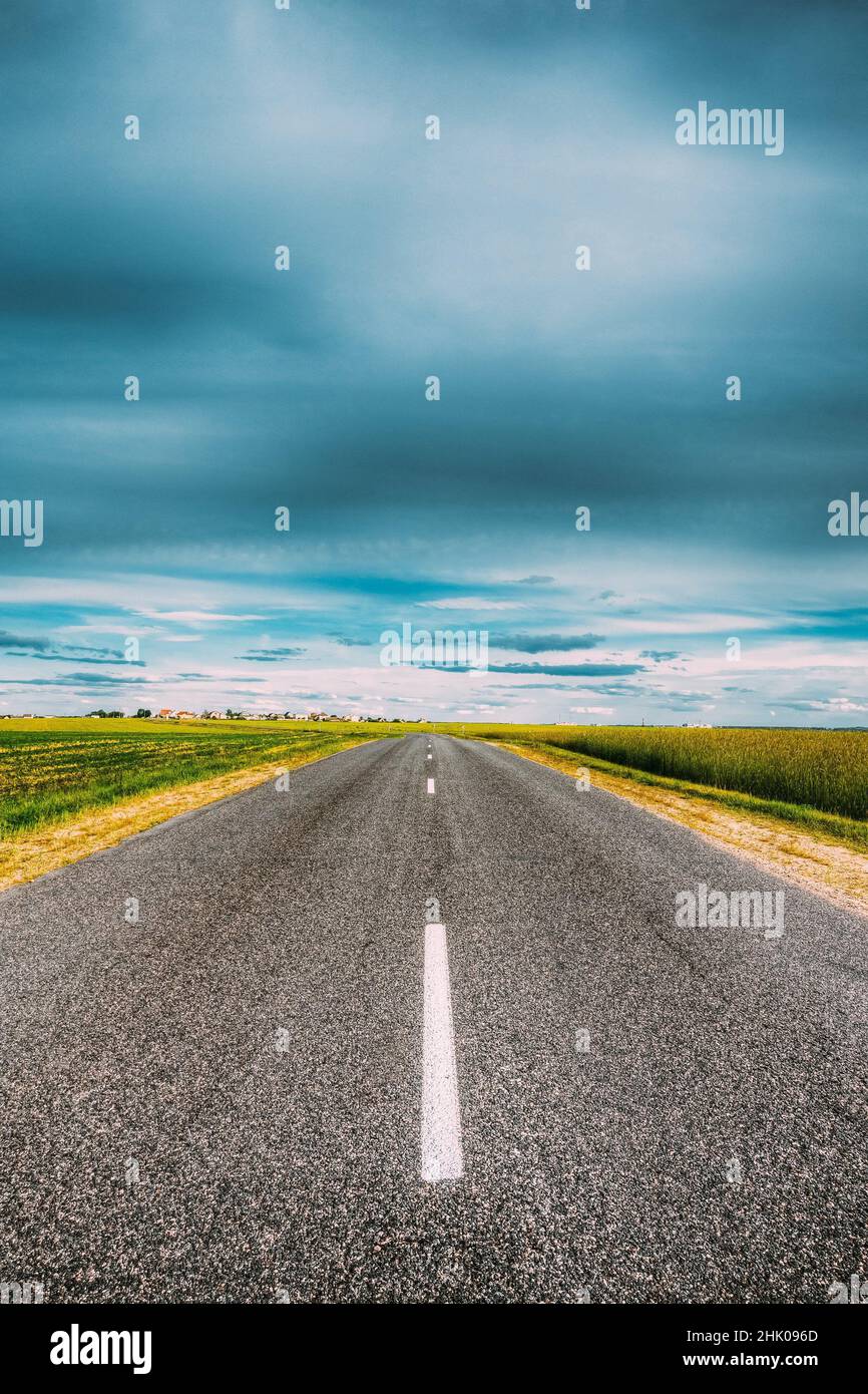 Beautiful empty asphalt freeway motorway High Resolution Stock ...
