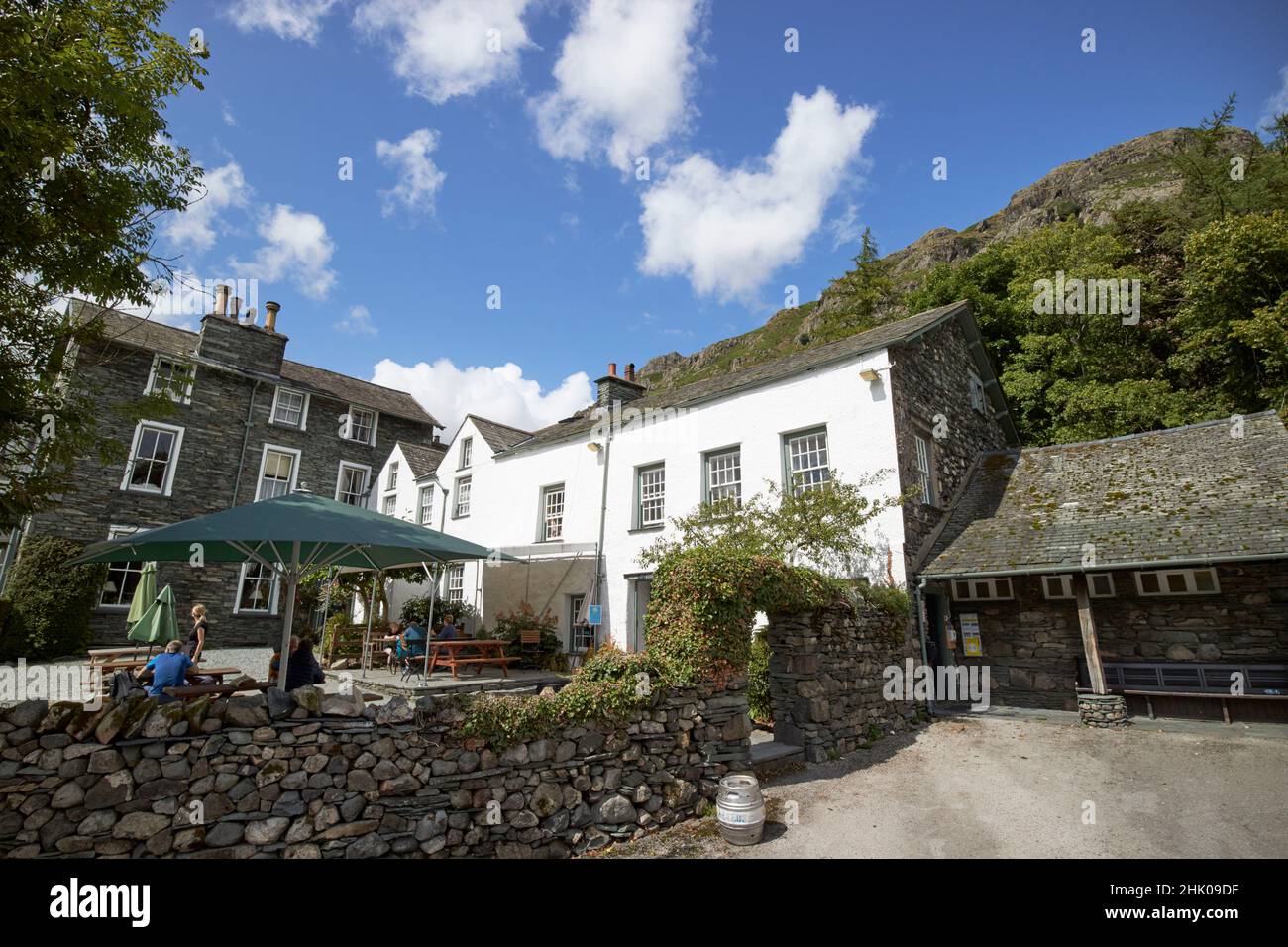 old dungeon ghyll hotel langdale valley, lake district, cumbria ...