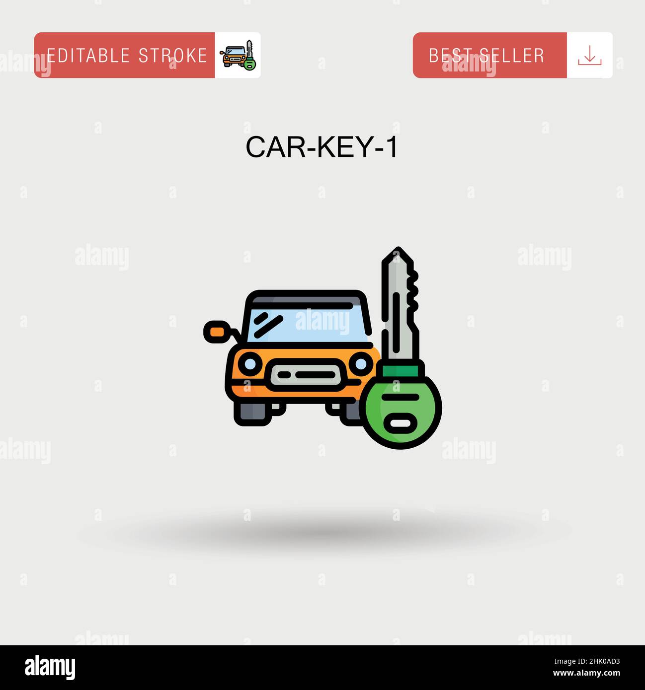 Car key vector rental hi-res stock photography and images - Alamy