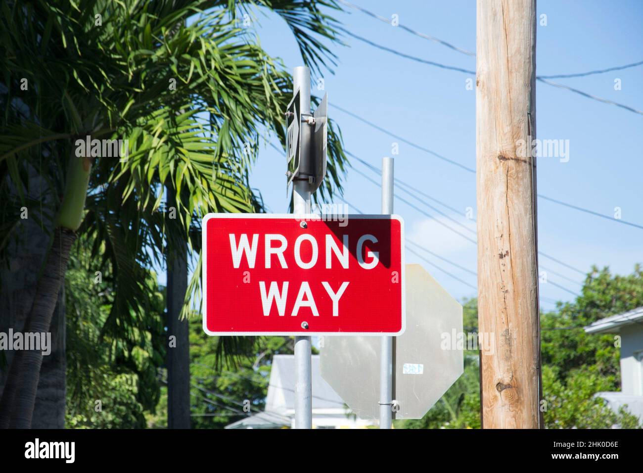 Wrong way symbol hi-res stock photography and images - Alamy