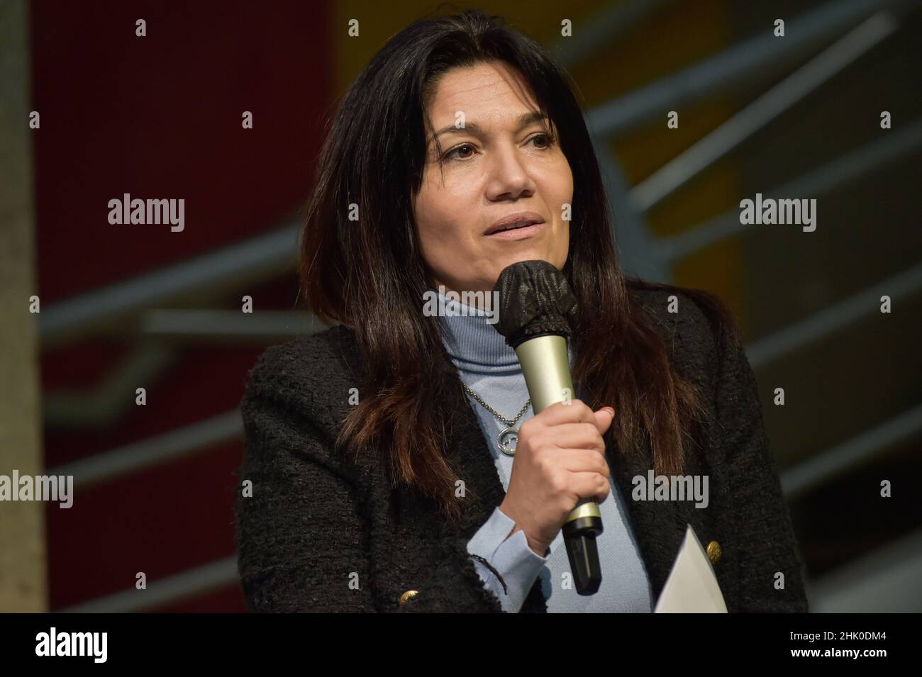 Marseille, France. 01st Feb, 2022. Samia Ghali (deputy of Marseille ...
