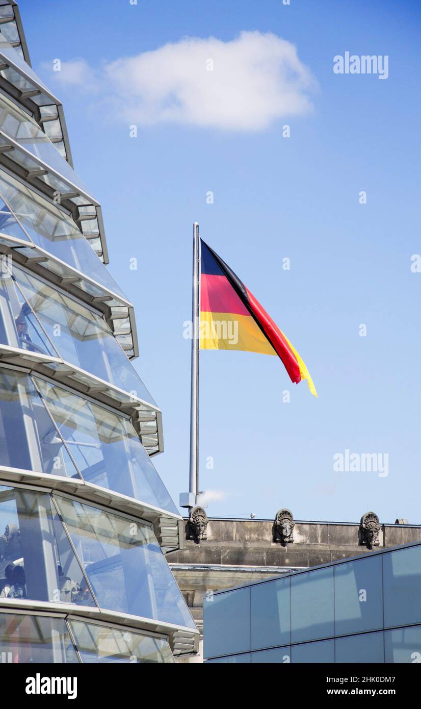 german flag in Berlin Stock Photo - Alamy