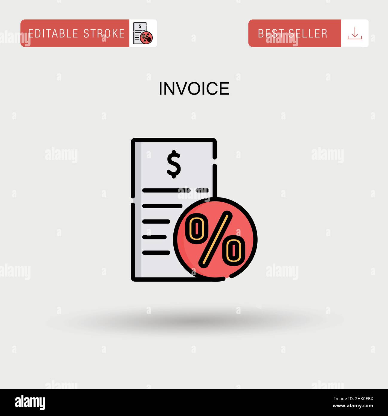 Payment receipt invoice Stock Vector Images - Alamy