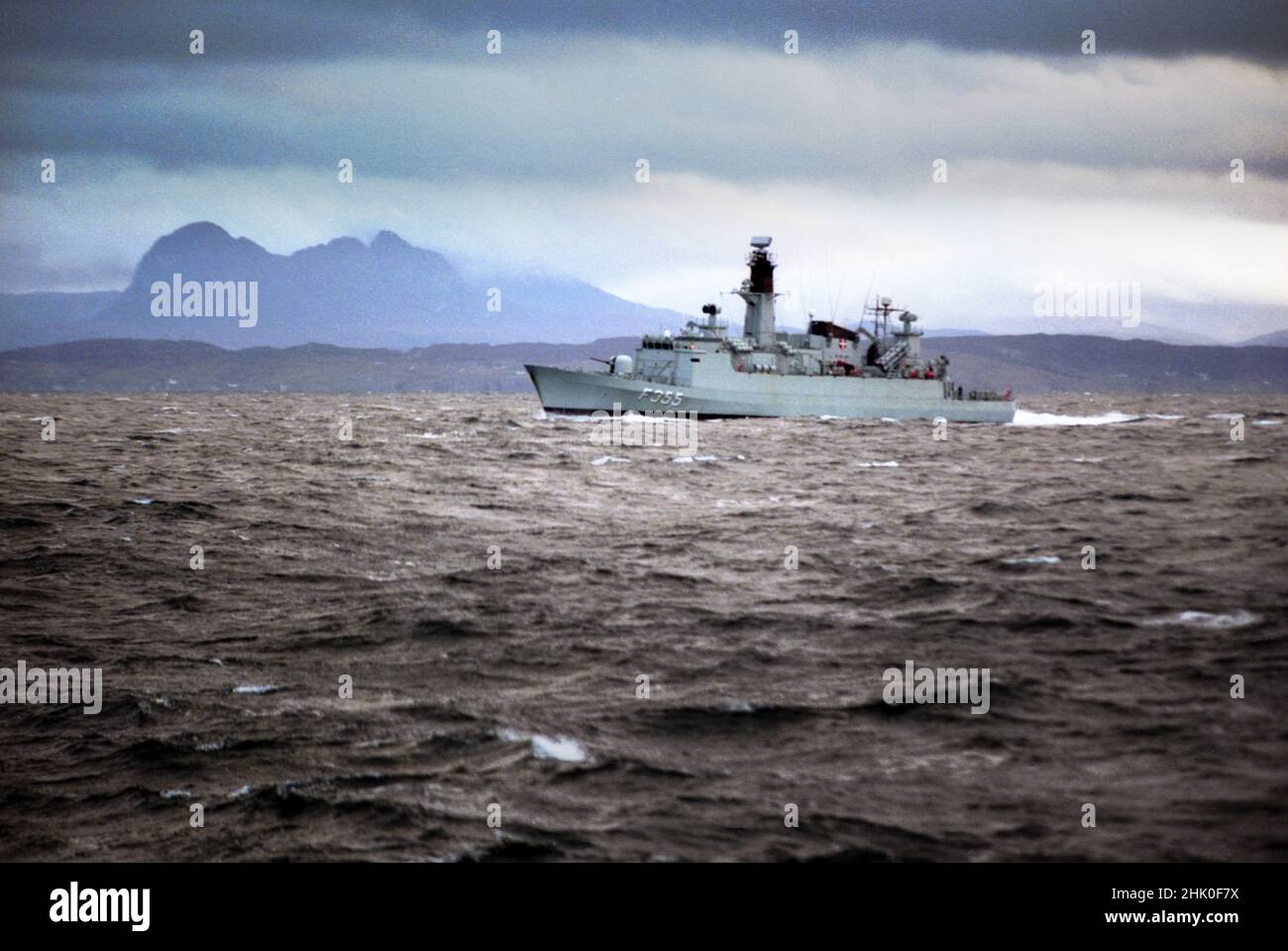 HDMS Olfert Fischer (F355) a Niels Juel-class corvette of the Kongelige ...