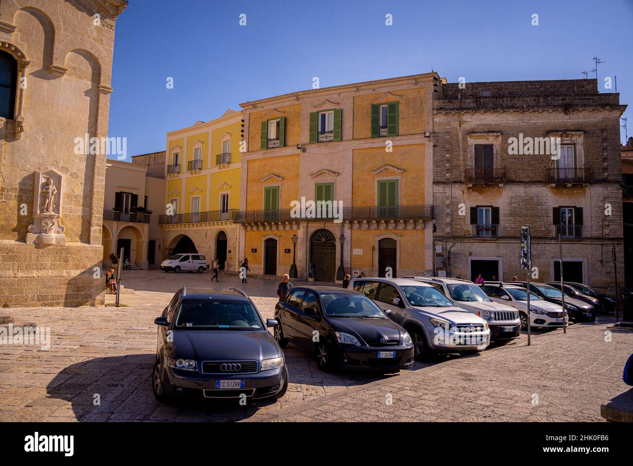 Cathedral square in Matera - the historical city in Italy - MATERA ...