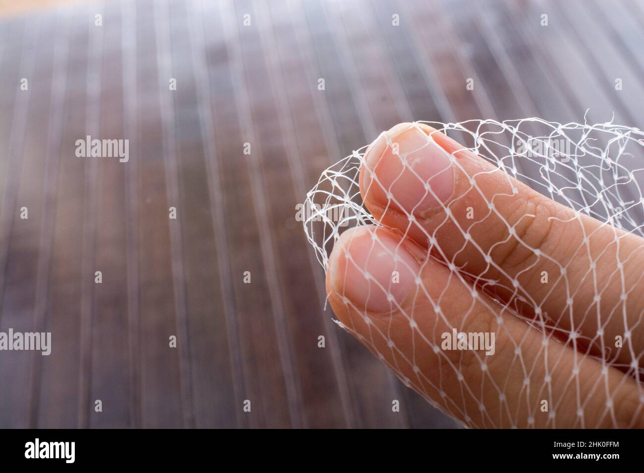 White plastic mesh bag hi-res stock photography and images - Alamy