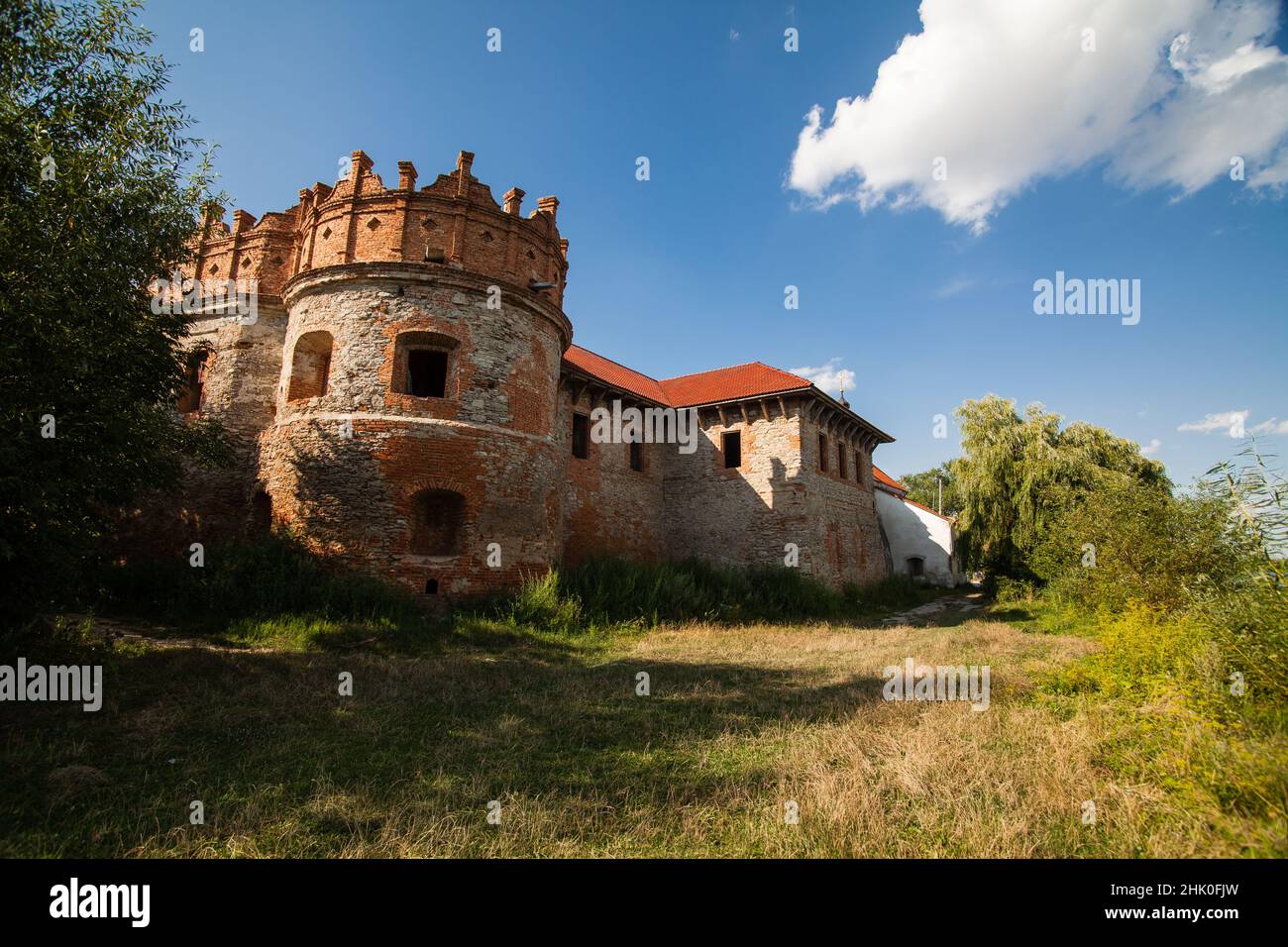 Starokonstantinov castle built at the confluence of the Sluch and ...