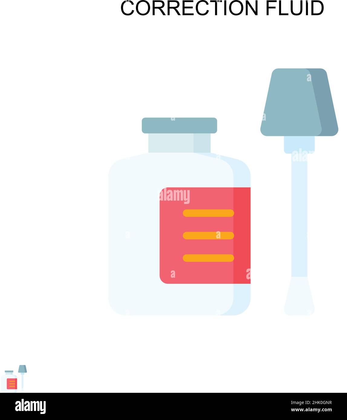 Liquid paper correction Stock Vector Images - Alamy